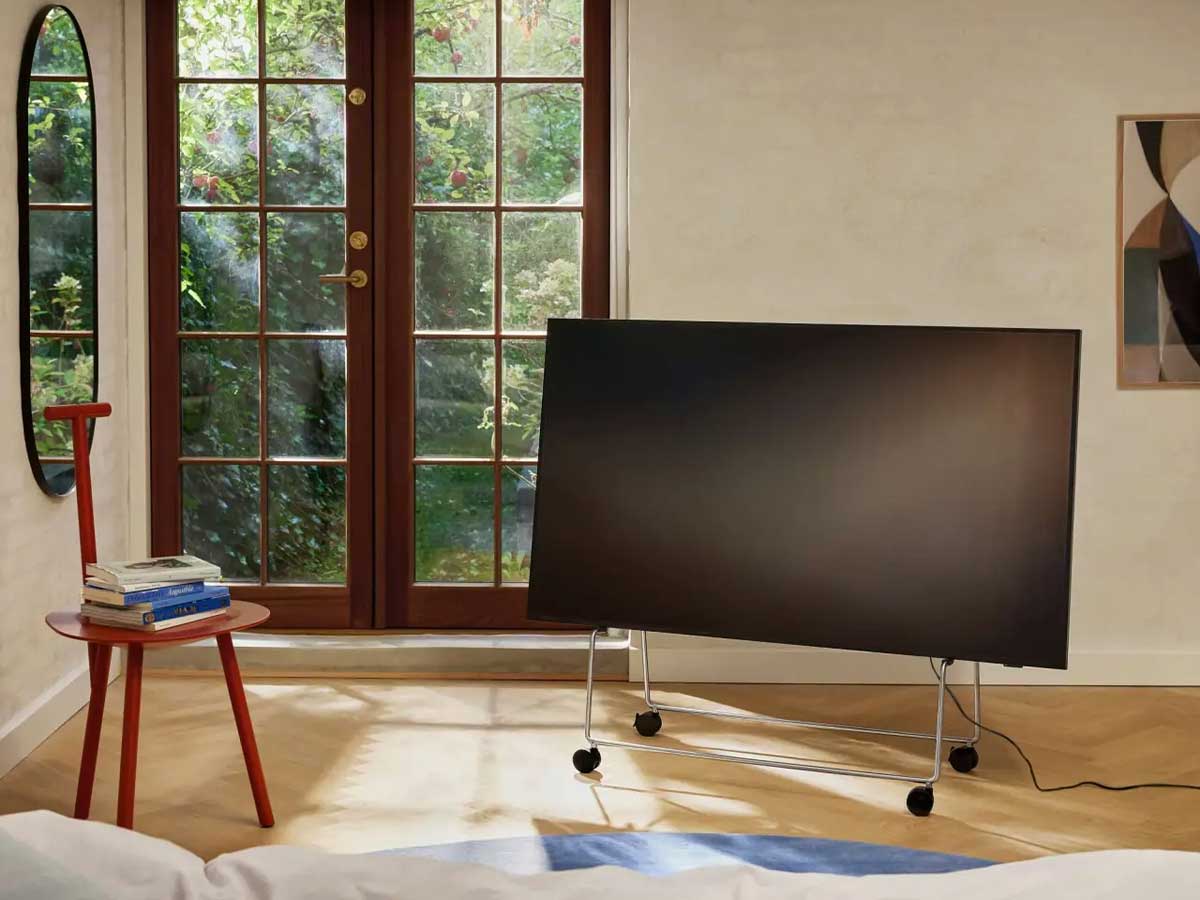 CARRY TV stand på hjul - Steel - fra Eva Solo